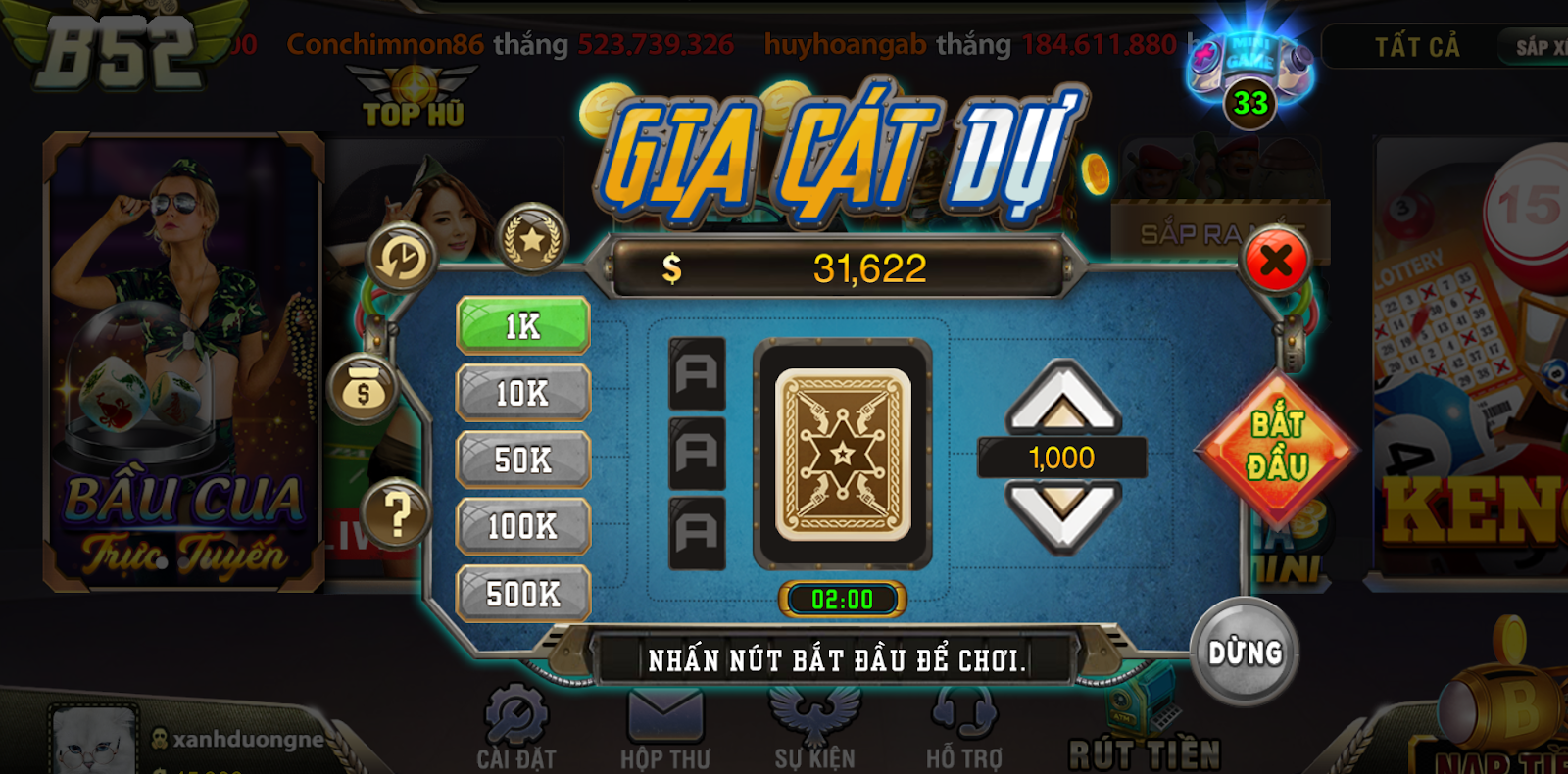 Hướng dẫn cách chơi Gia Cát Dự dành cho tân thủ tại B52 Club